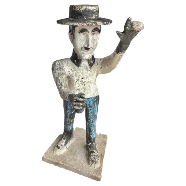 Early 20th Century French Concrete Man Garden Statue – Leighton Hale ...
